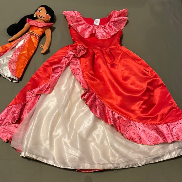 Disney | Costumes | Disney Princess Elena Lovely Costume Girls Dress Sz ...
